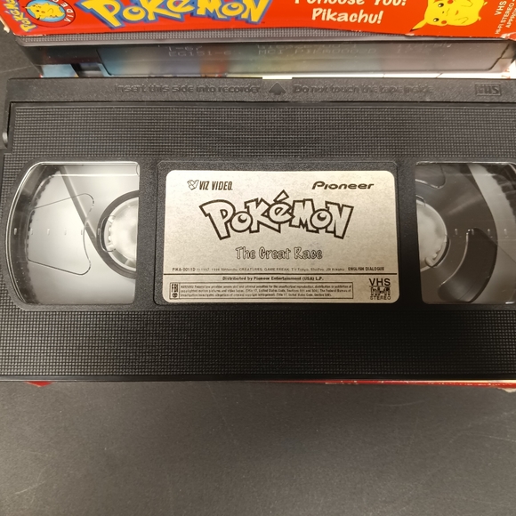 PIONEER | Media | Vintage Pokemon Vhs Tape Lot | Poshmark